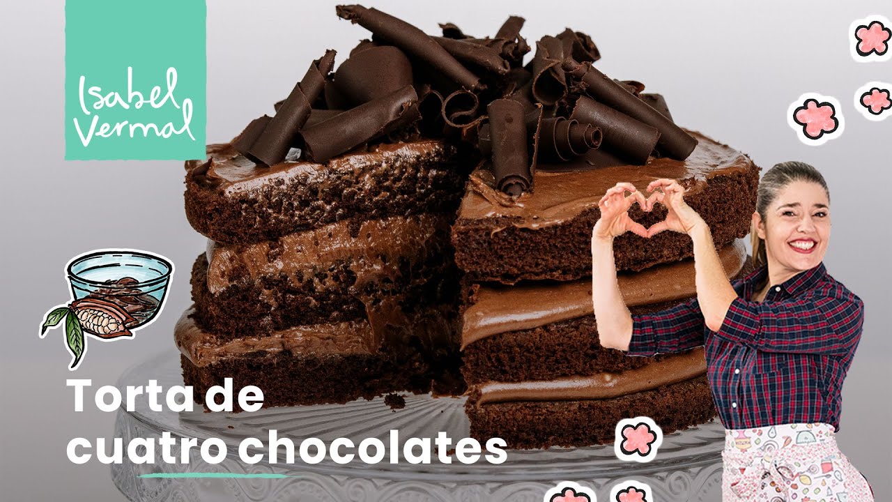 Torta de cuatro chocolates - YouTube