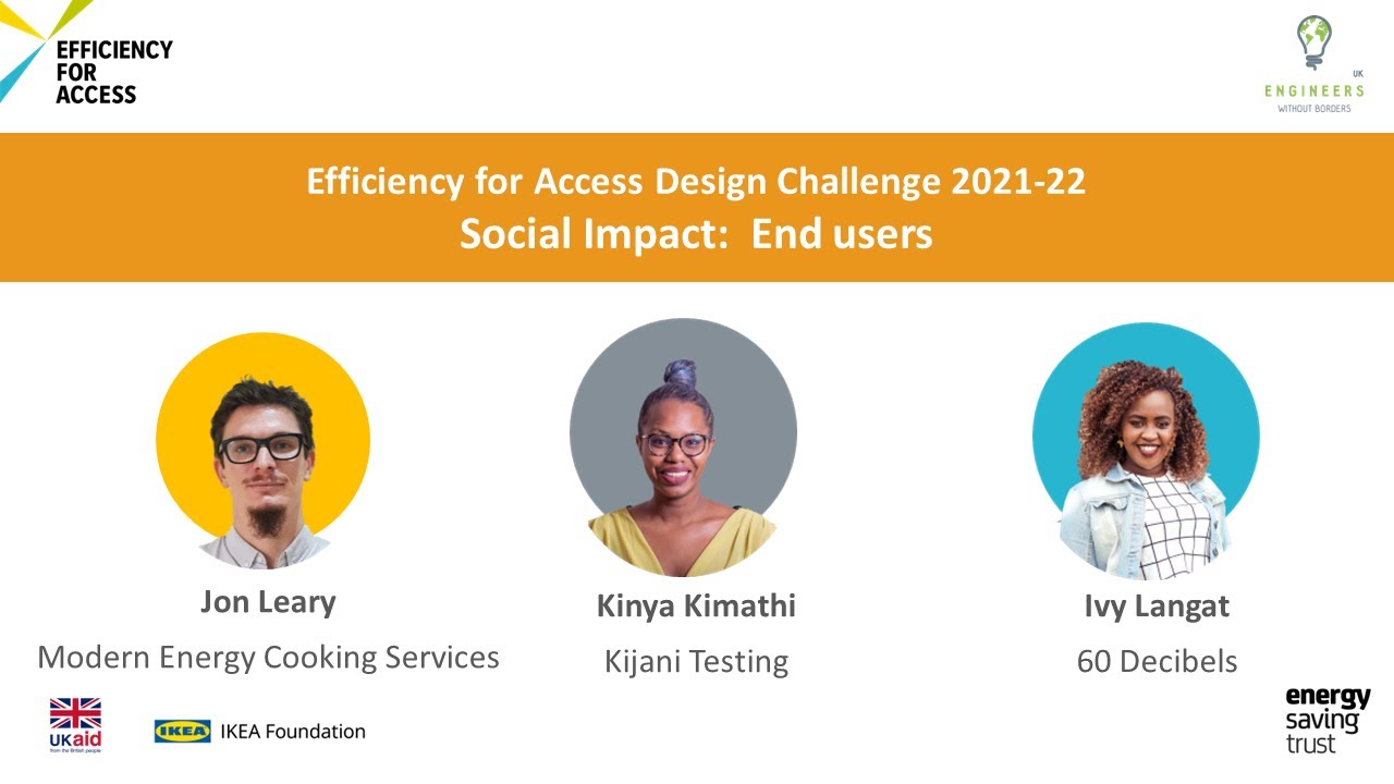 Social Impact - End Users - Efficiency for Access Design Challenge 2021 ...