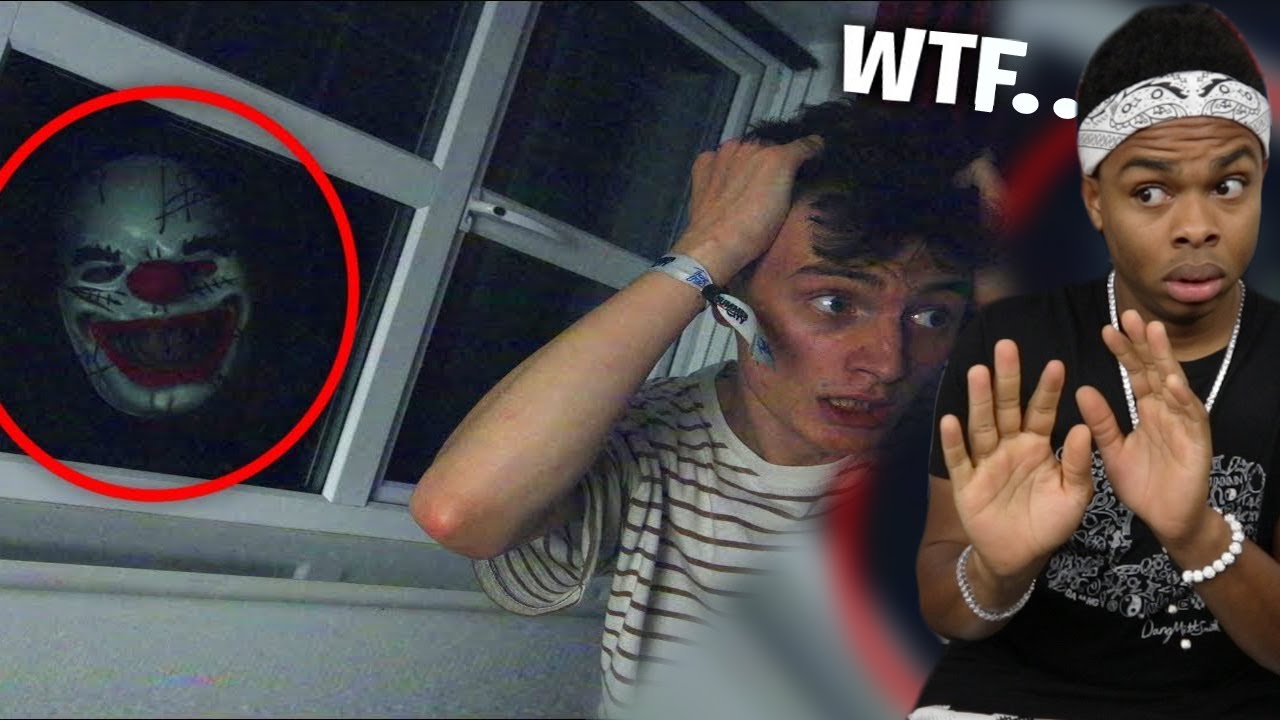 CLOWN Shows Up In Window.. (HELP) - YouTube