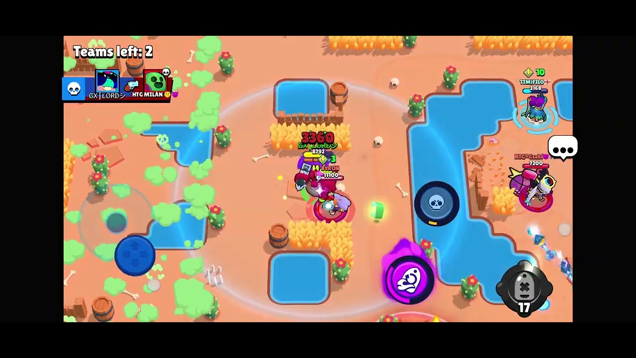 Brawl stars gameplay buzz trio showdown - YouTube