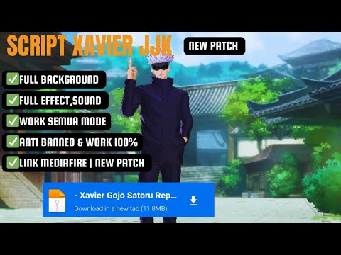 Script skin Xavier jujutsu kaisen - Gojo satoru No Password | full ...