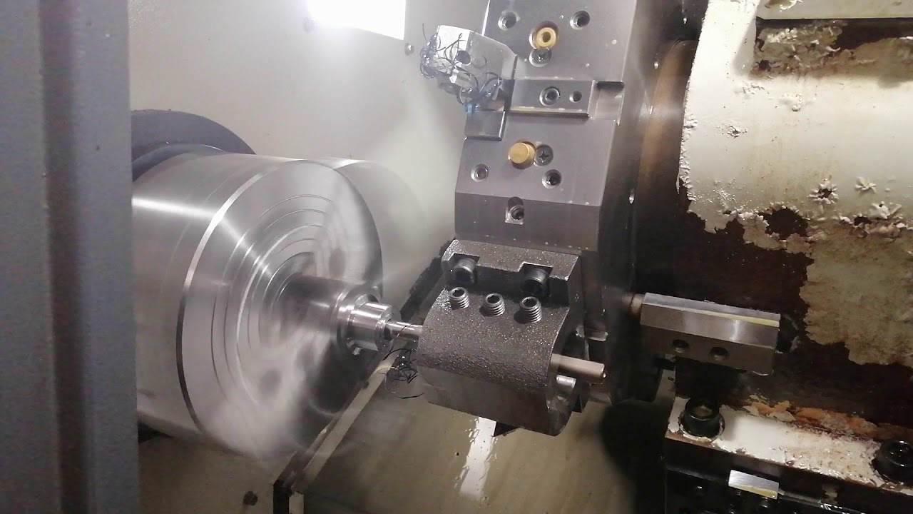 Takisawa CNC lathe - YouTube