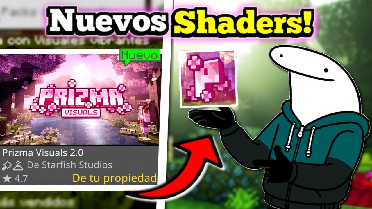 🔥 SHADER PRIZMA VISUAL 2.0 REVIEW para MCPE!! 🤯 | VALE LA PENA ...