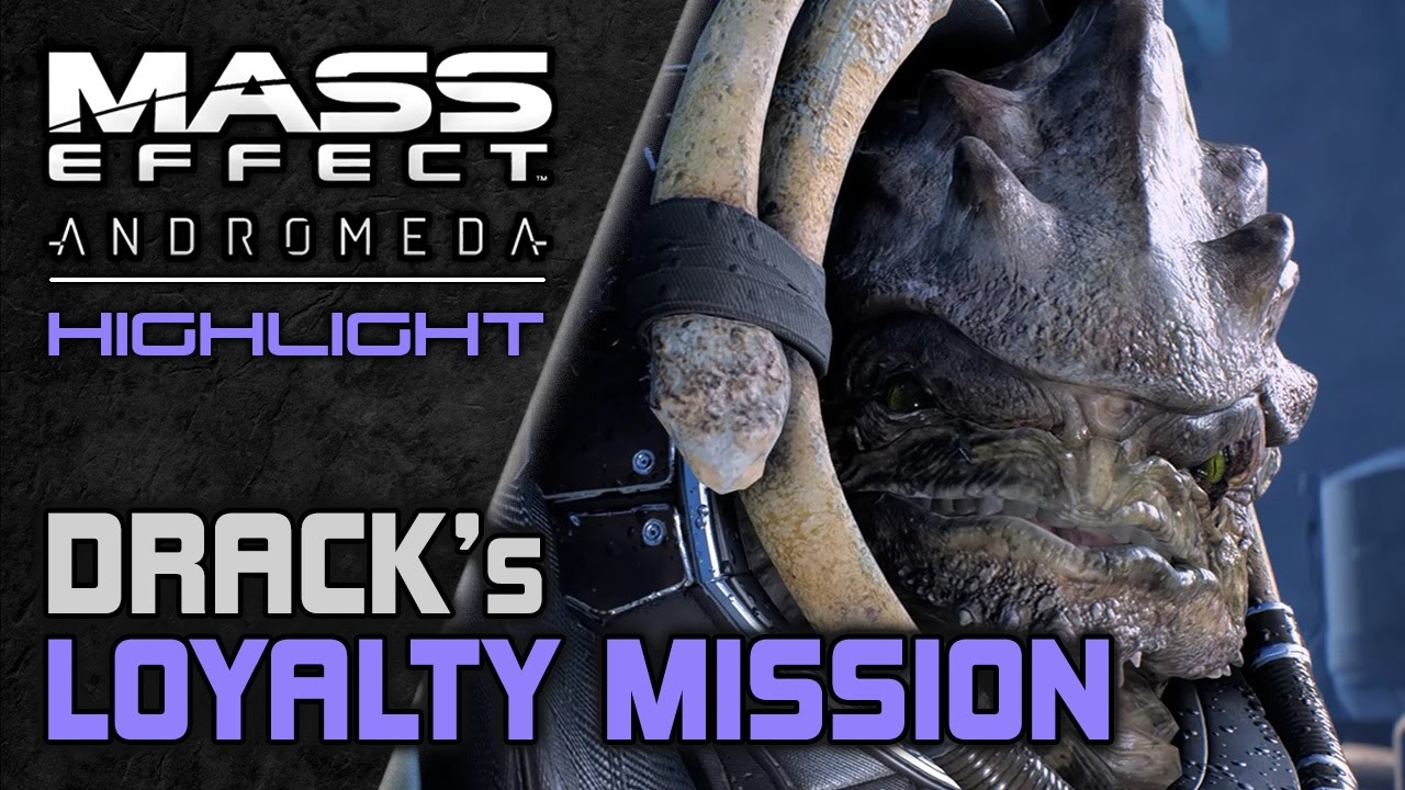 Mass Effect Andromeda: DRACK's LOYALTY MISSION ENDING Ryder decides not ...