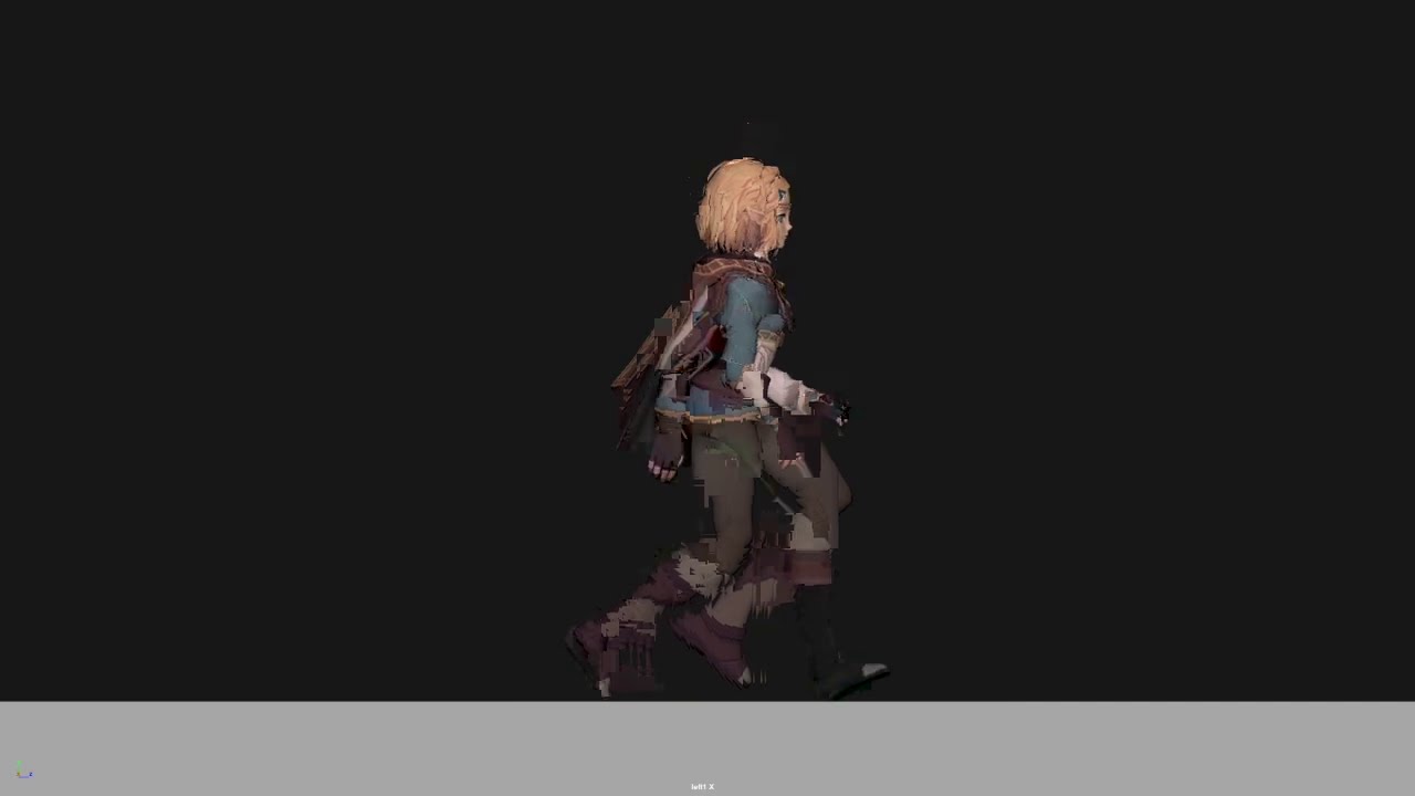 Zelda walk Cycle |Animation Practice| - YouTube