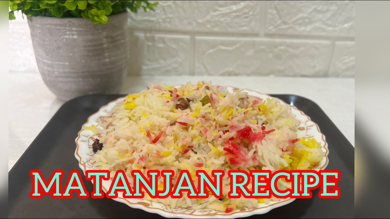 ZARDA RECIPE | MATANJAN RECIPE | EASY ZARDA RECIPE - YouTube