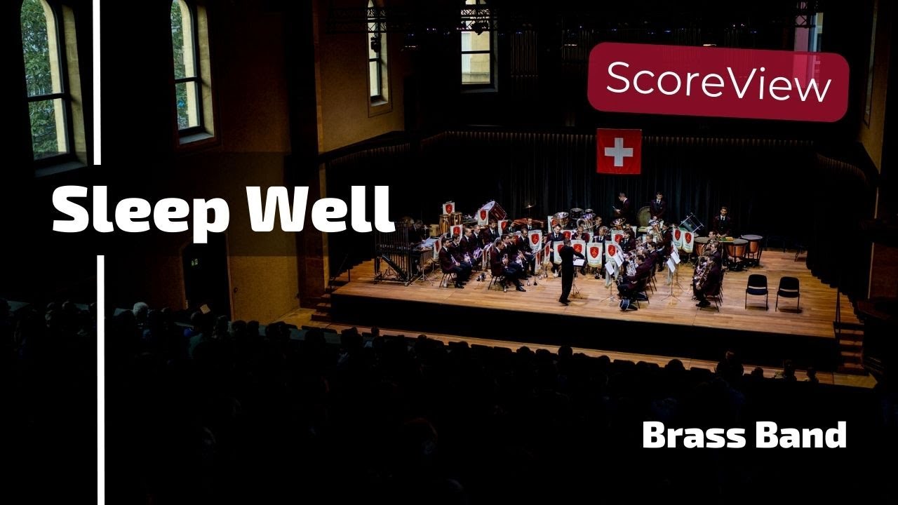 Sleep Well - Geert Jan Kroon | Brass Band (ScoreView) - YouTube