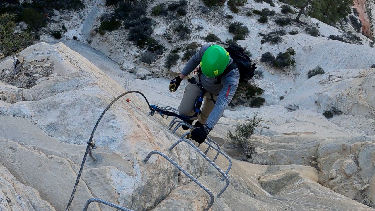 Via Ferrata East Zion Utah - YouTube