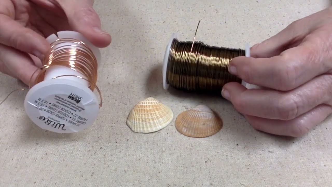 I'm Wire Wrapping a Sea Shell For a Necklace - YouTube