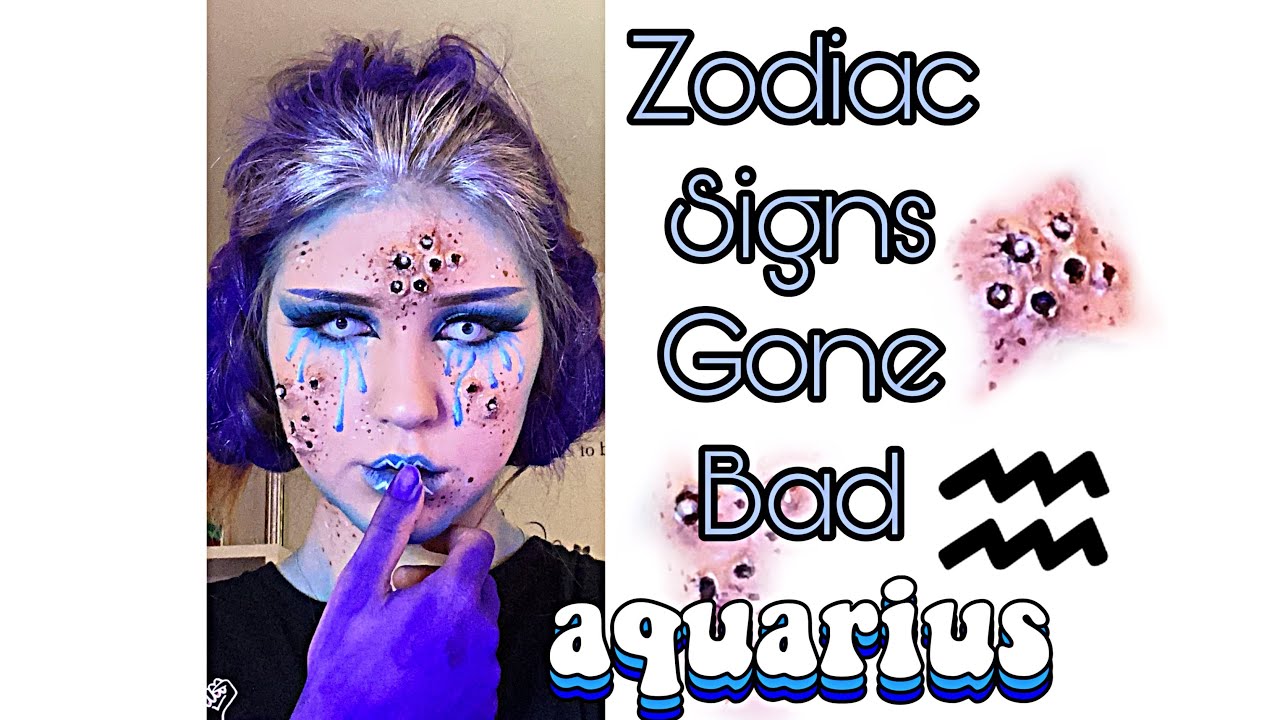 Aquarius: sfx makeup tutorial - YouTube
