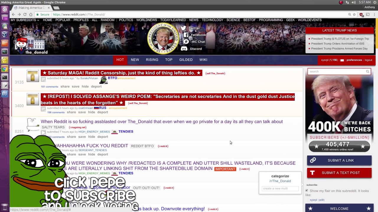 /r/The_Donald tricking reddit users - YouTube