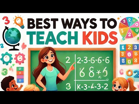 FUN WAY TO TEACH KIDS EFFECTIVELY// EDUCATIONAL HUBS - YouTube