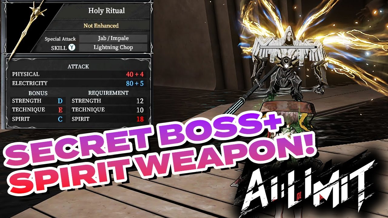 AI Limit: How to get HOLY RITUAL Spirit Longsword | SECRET Boss | Mud ...
