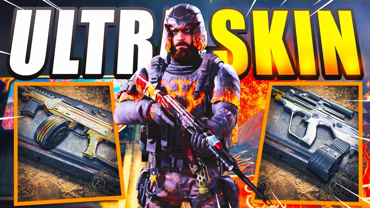 NEW "MAGMA FURY ULTRA SKIN" BUNDLE!! (SCORCH AK74U ANIMATED BLUEPRINT ...