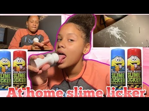 Making slime licker at home - YouTube