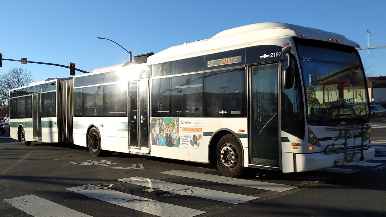 AC Transit 2009 Van Hool AG300 2197 on Line 57 - YouTube
