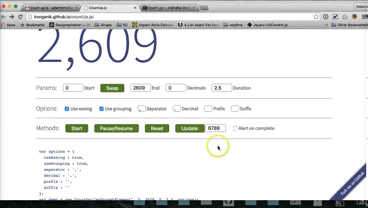 Countup js with Squarespace - YouTube