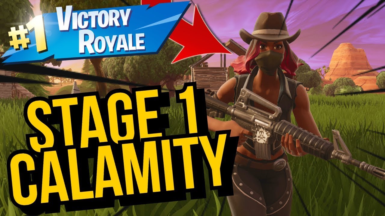 Stage 1 Calamity Skin Gameplay! In Fortnite Battle Royale - YouTube