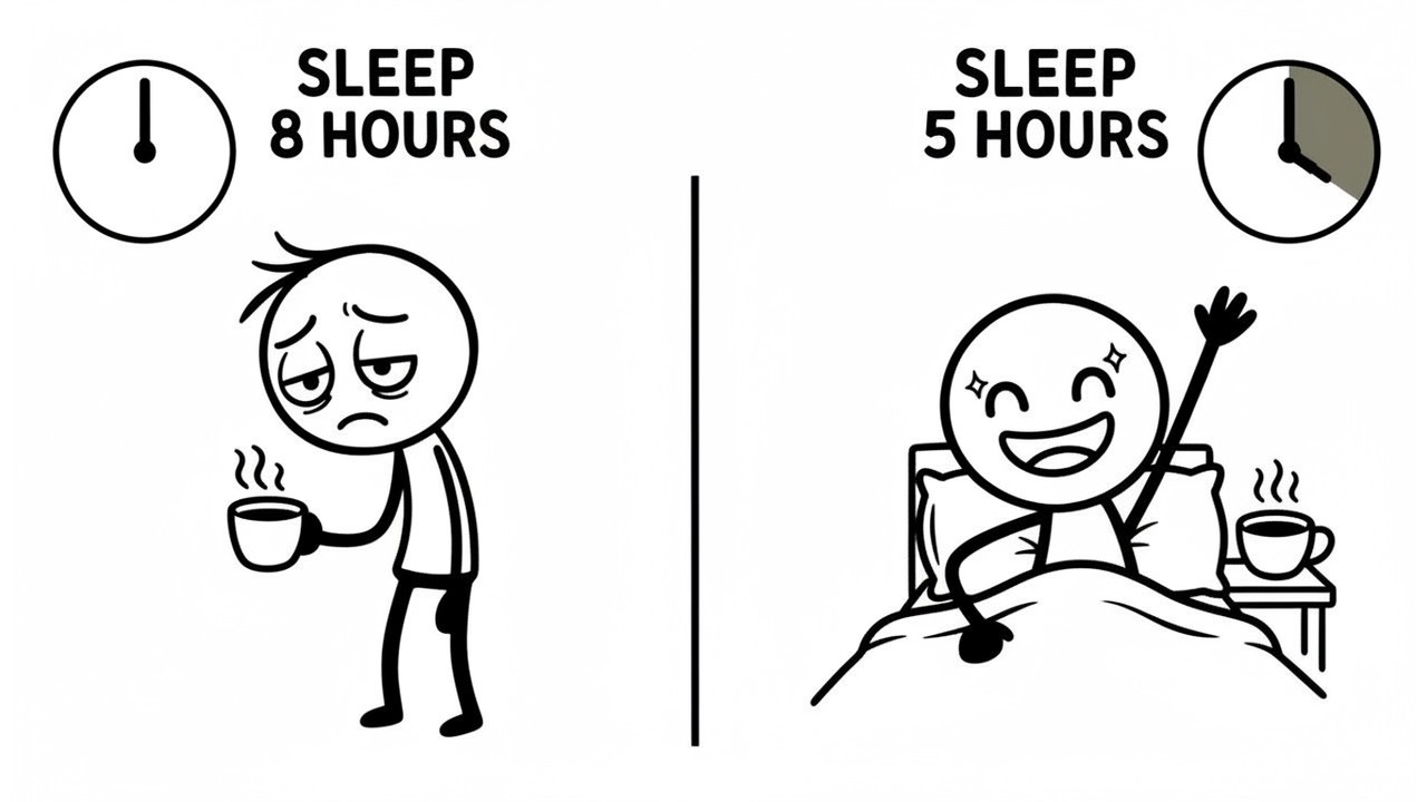 How to Sleep LESS hours and wake up FRESH (Actual Science-Backed) - YouTube