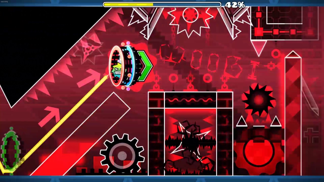 (1080p 60fps) Geometry Dash Progress- The Ultimate Phase 70% - YouTube