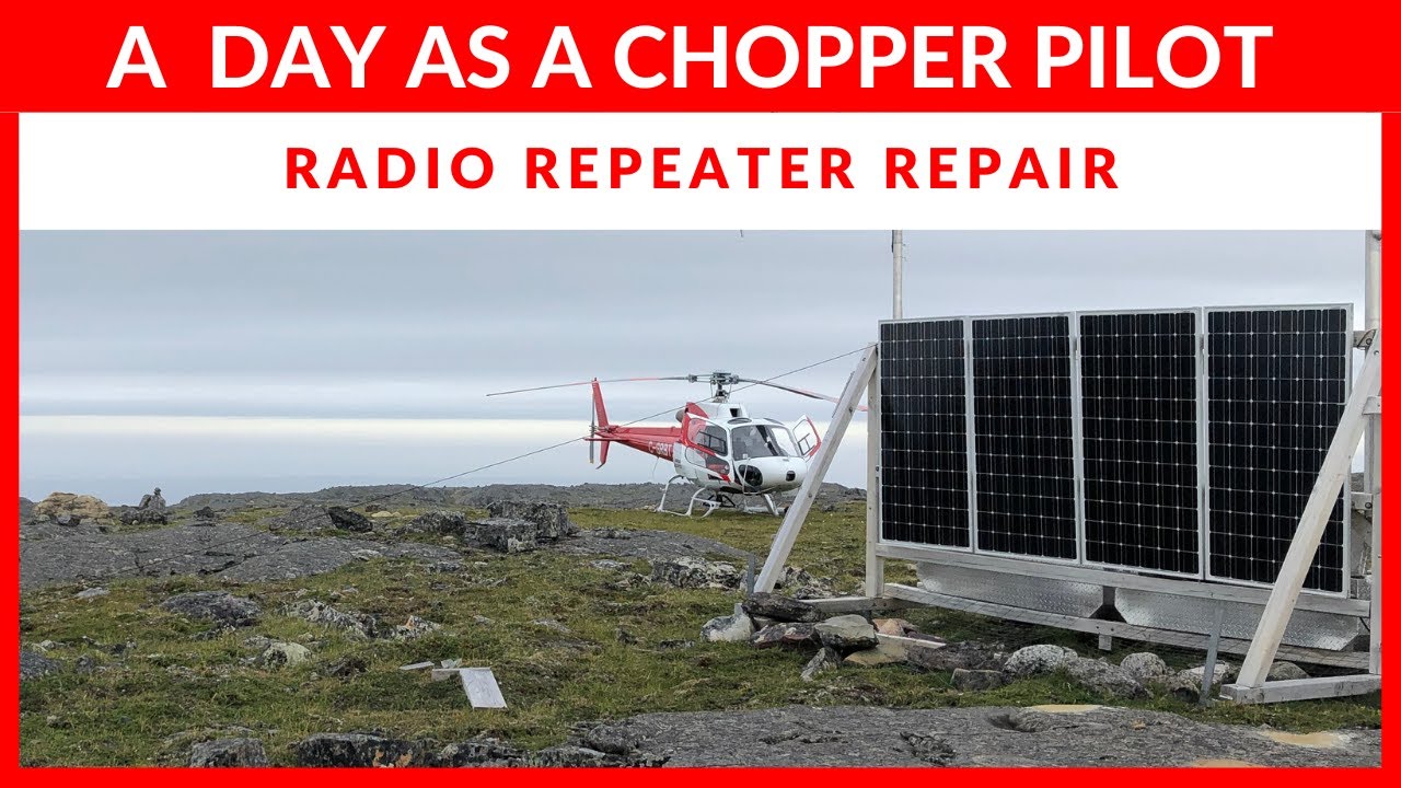A DAY IN THE LIFE OF A HELICOPTER PILOT - Remote Radio Repeater Repair ...