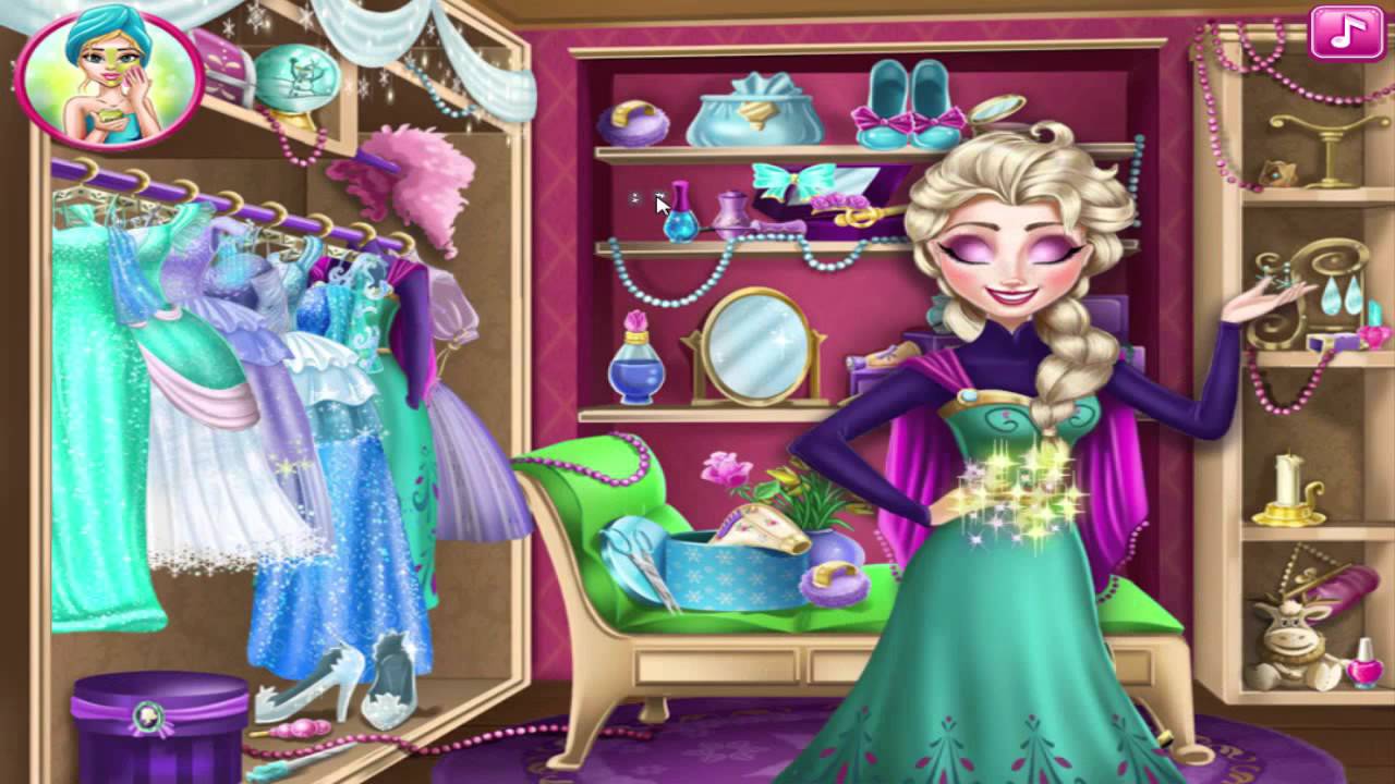 ♥ Elsa s Closet ♥ Disney Princess Elsa Dress Up ♥ Frozen Elsa Game for ...
