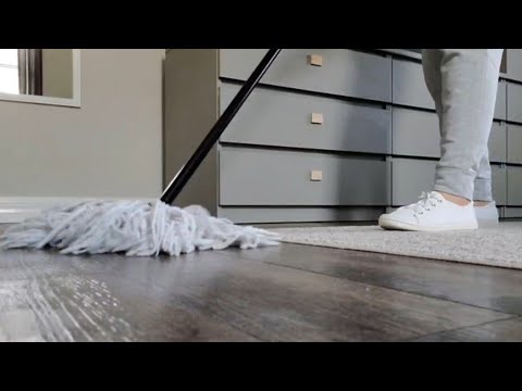 ~ASMR~ Cleaning the floor with my yarn mop:) No talking!! - YouTube