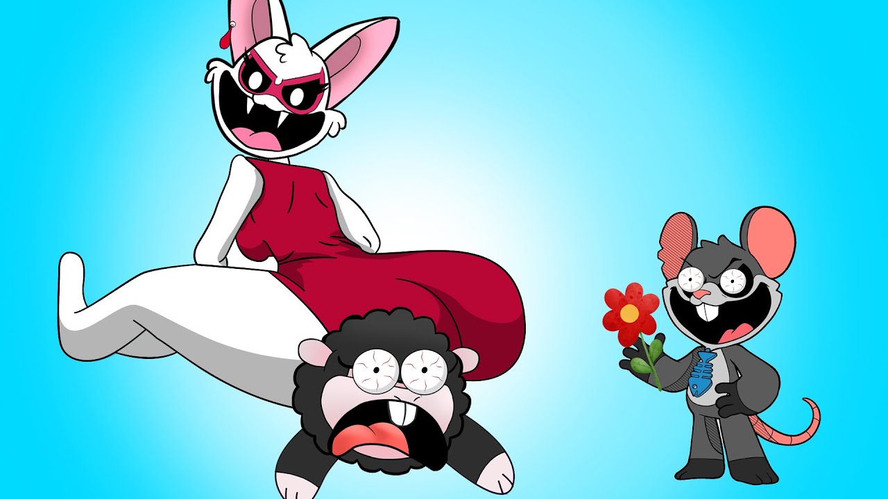 NIGHTMARE CRITTERS: Rabie Baby x Baba Chops butt trouble - Poppy Playtime Chapter 4 Animation ...