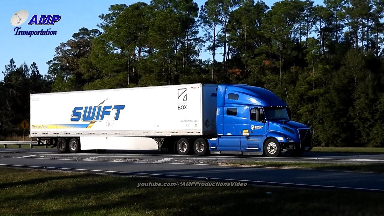 Blue Volvo Swift | Truckspotting 121223 - YouTube