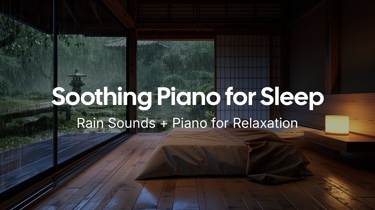 Piano in the Rain Retreat – Instant Calm Ambience for Deep, Restorative ...