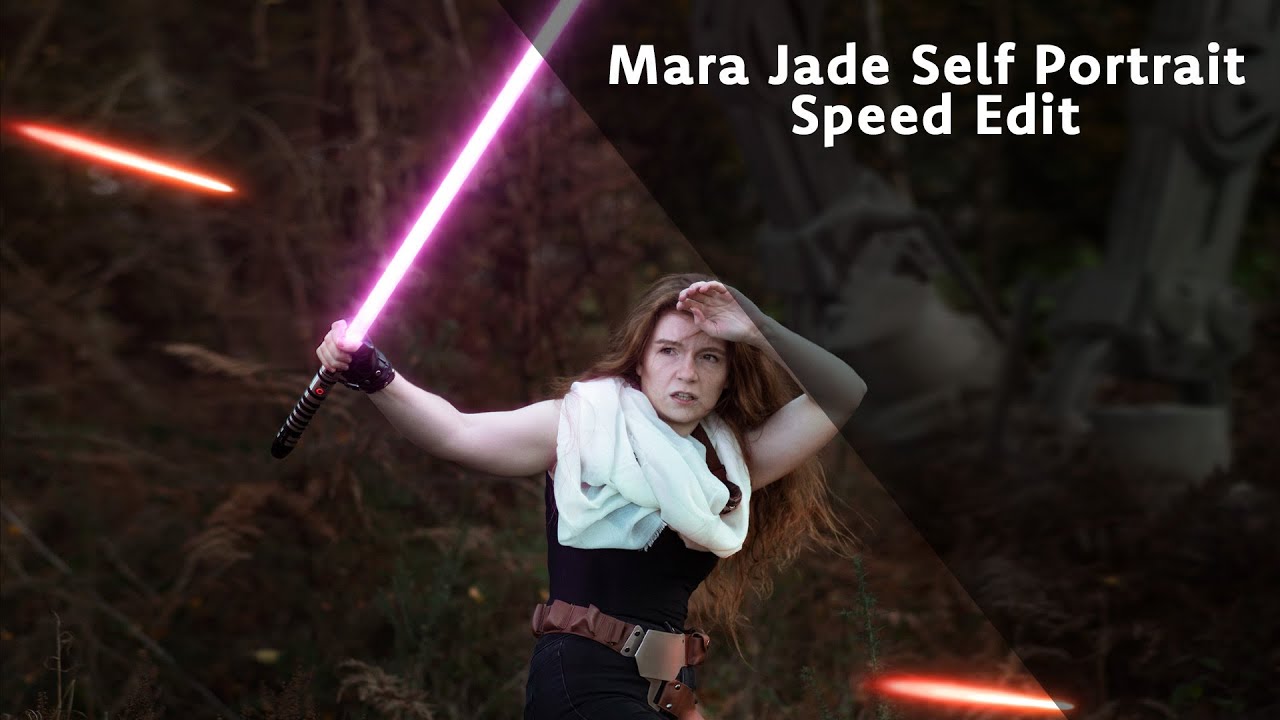 Mara Jade Self Portrait Speed Edit! - YouTube