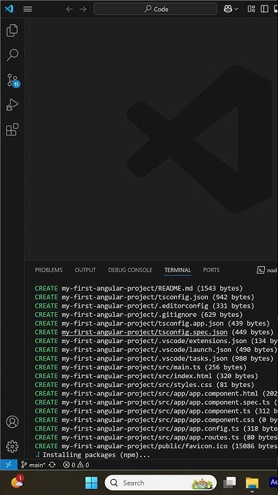 Angular setup | #30DaysOfCode Day 19 - YouTube