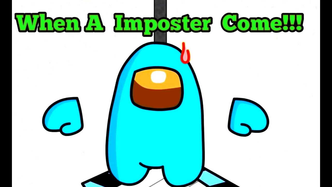 When a Imposter behind (Among us animation cartoon)||Among us - YouTube