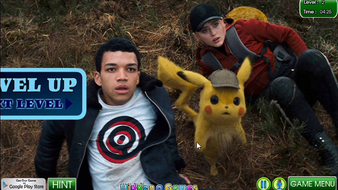 Pokemon Detective Pikachu Hidden Numbers Video Walkthrough - YouTube