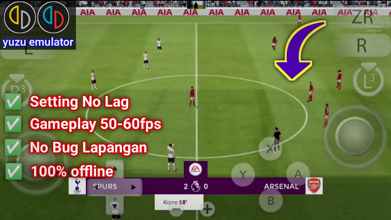 FIFA 23 Yuzu Emulator Lancar 60fps Gameplay & Cara Setting - YouTube