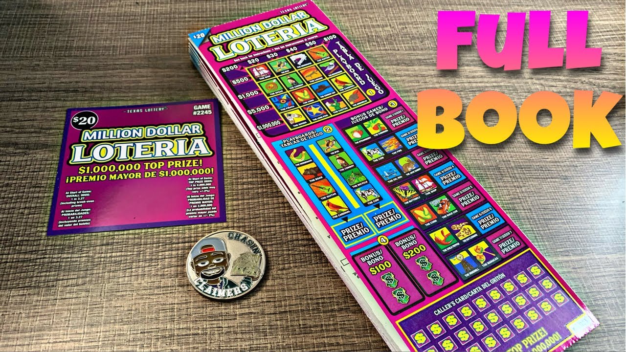 FULL BOOK! Million Dollar Loteria Texas Lottery - YouTube