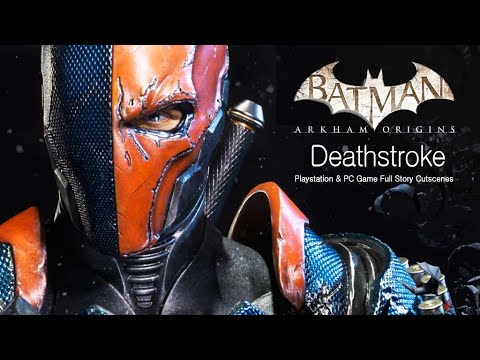 Batman vs Deathstroke Figtht Scene Cinematic HD I Batman Arkham Origins ...