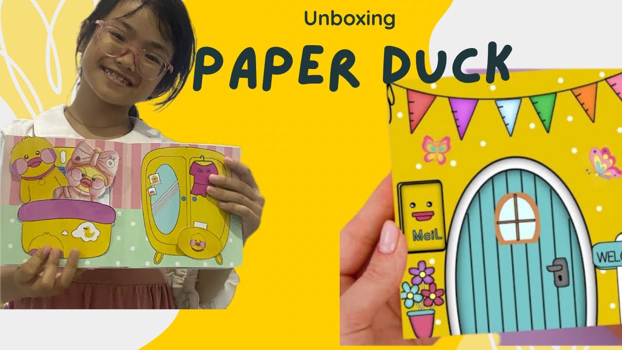 Unboxing paper duck lucu dan seru - YouTube