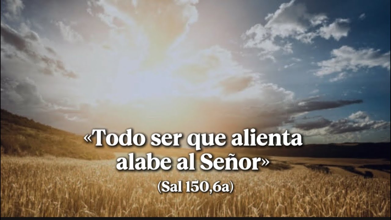 Todo ser que alienta alabe al Señor» (Sal 150,6a). Jueves 11 de ...