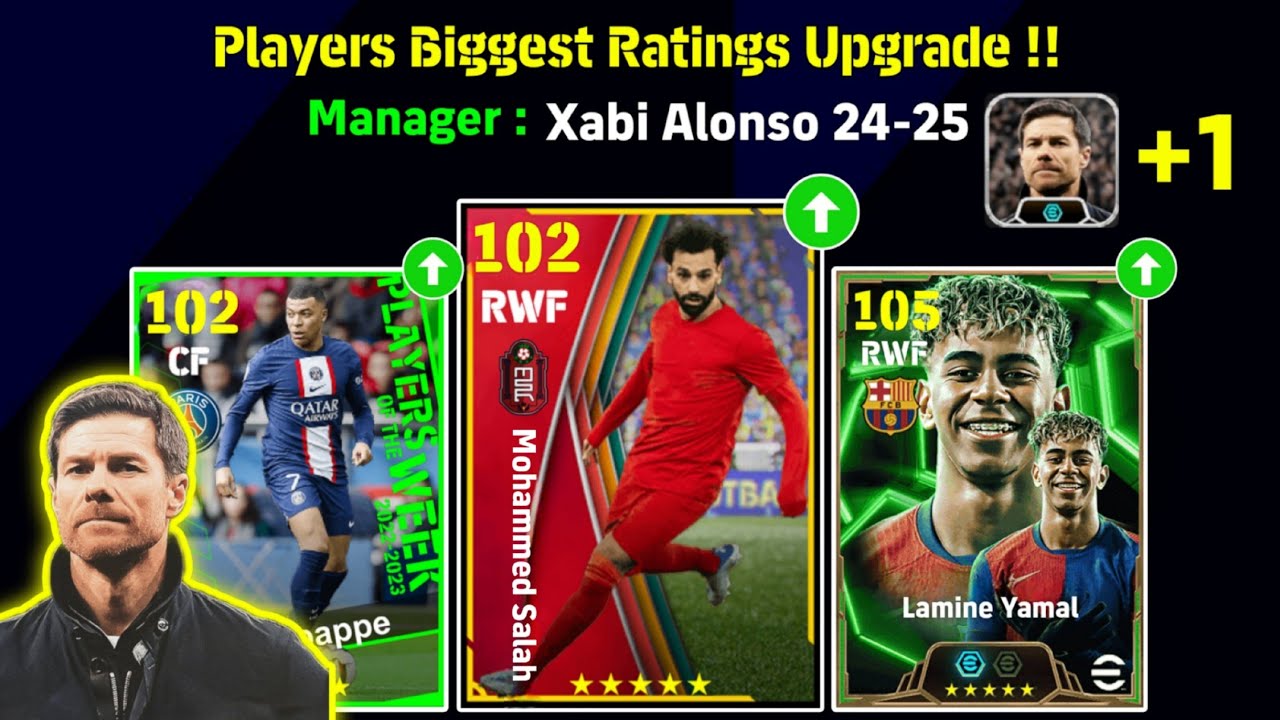 Biggest Ratings Upgrade With New Manager Booster Xabi Alonso 🤩🔥 In ...