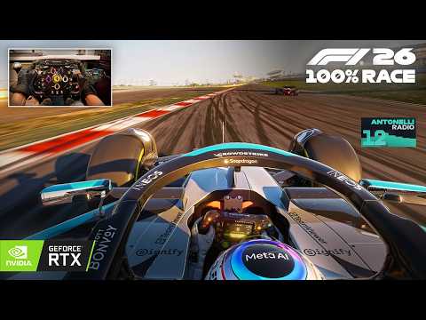Kimi Antonelli's Mercedes W17 | F1 26 Ultra Realistic Season | 2026 Chinese GP 100% Race Gameplay