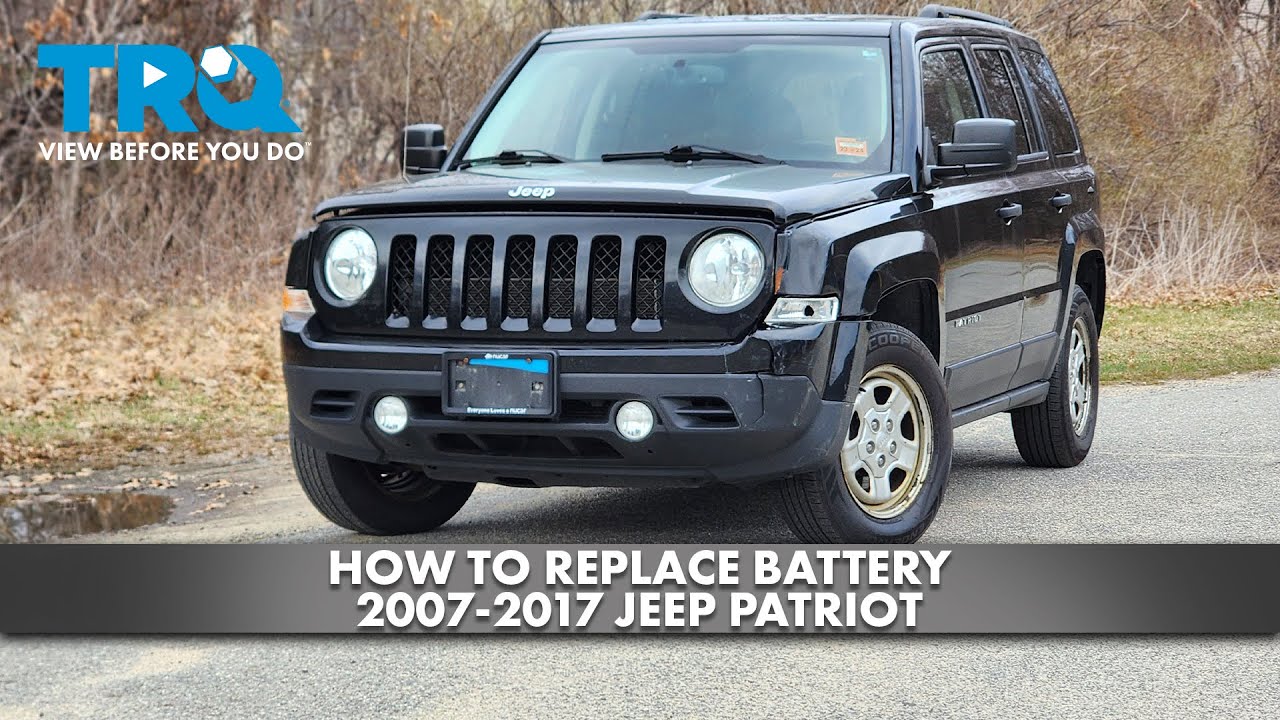 How to Replace Battery 2007-2017 Jeep Patriot - YouTube