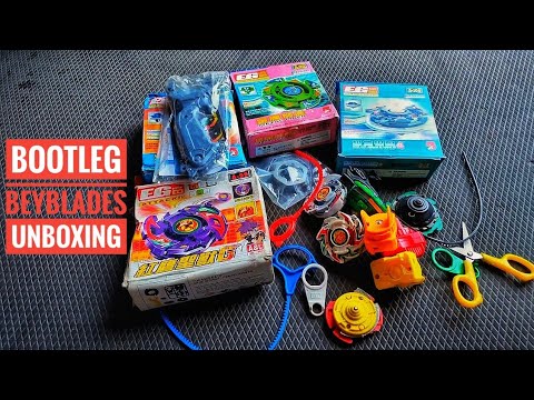 Bootleg Beyblade lot from beybladesindia | Fake Beyblades unboxing ...