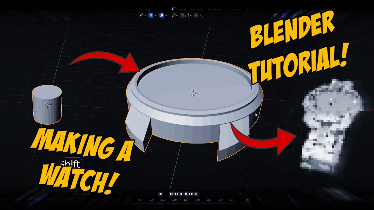 Crafting a Realistic 3D Watch in Blender! | Beginner-Friendly Blender ...