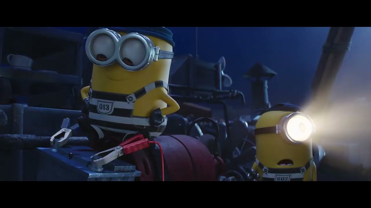 Minions prison escape (Despicable Me 3 2017) - YouTube