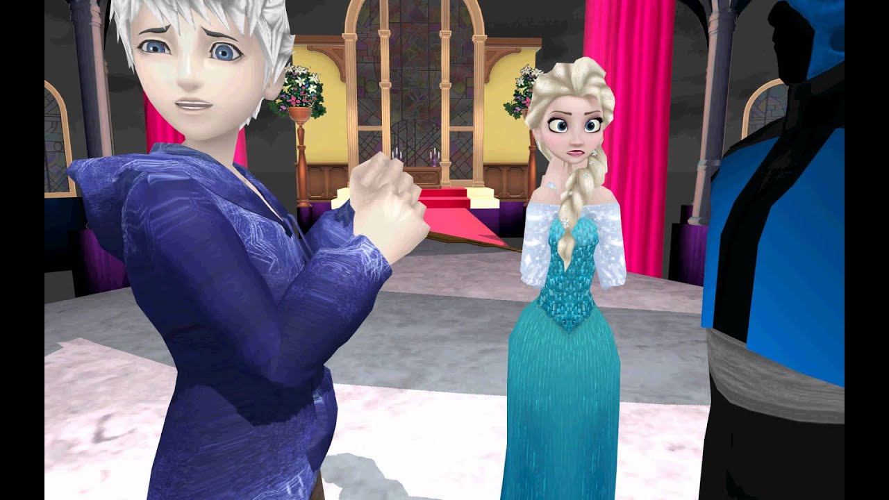 [MMD] Sub zero slaps Jack Frost for Elsa - YouTube