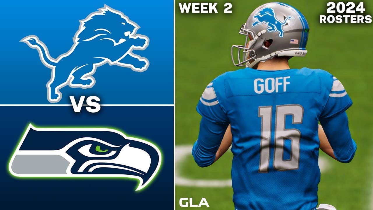 Seahawks vs. Lions Simulation | Week 2 | Madden 24 Rosters PS5 - YouTube