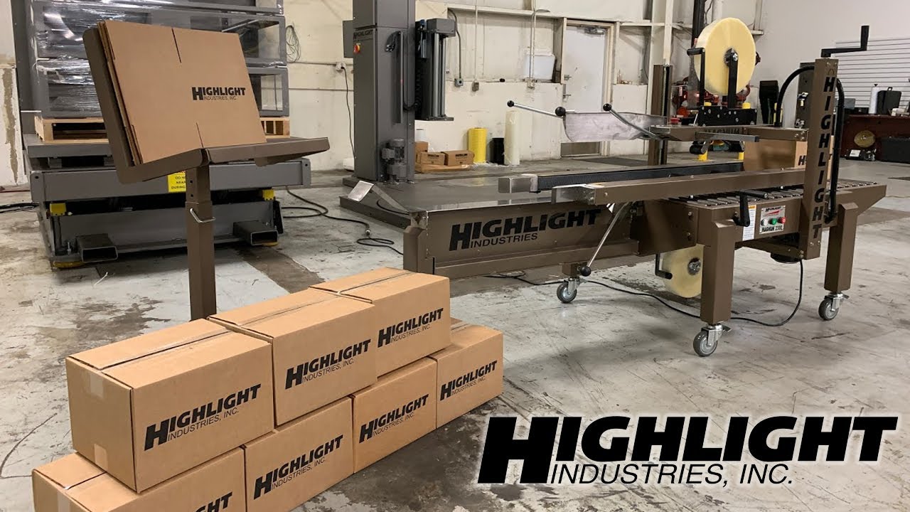 Magnum 2300 SD-U with T-Table Flap Folder | Highlight Industries Inc ...