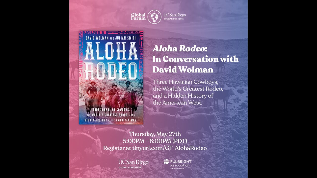 Aloha Rodeo: In Conversation with David Wolman - YouTube