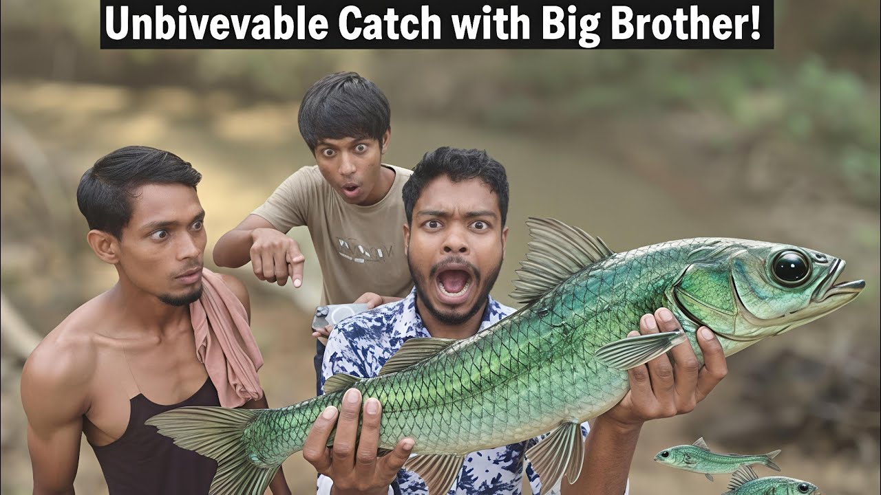River Fishing Caught 4 Strange Alien Fish! 😱 Unbelievable Catch with ...